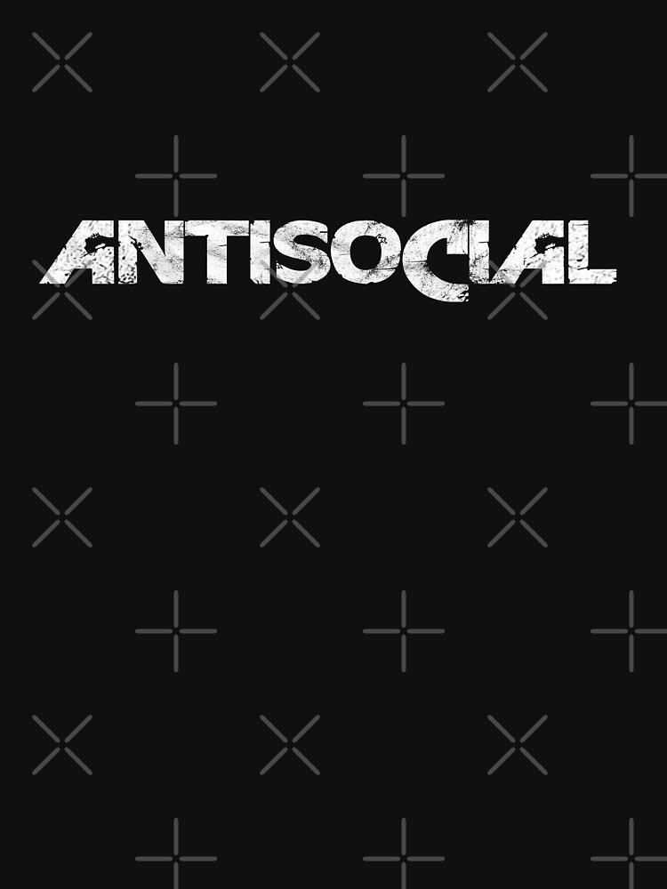 "Antisozial" T-Shirt von Designeatore | Redbubble