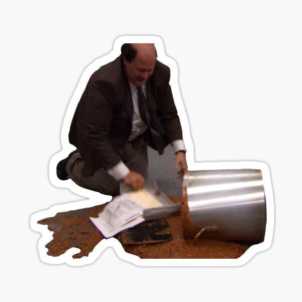 "Kevin Chili The Office" Sticker by shriz | Redbubble