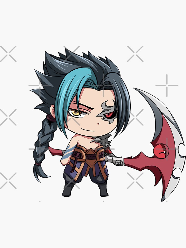 "Chibi Kayn" Sticker by ninzephyr | Redbubble