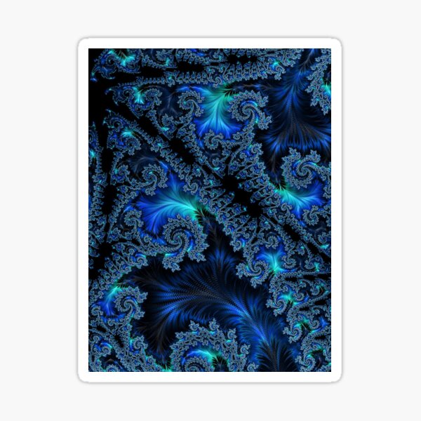"Frozen Lace" Sticker by mariakeady | Redbubble