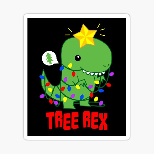 "Tangled Tree Rex" Sticker by VomHaus | Redbubble