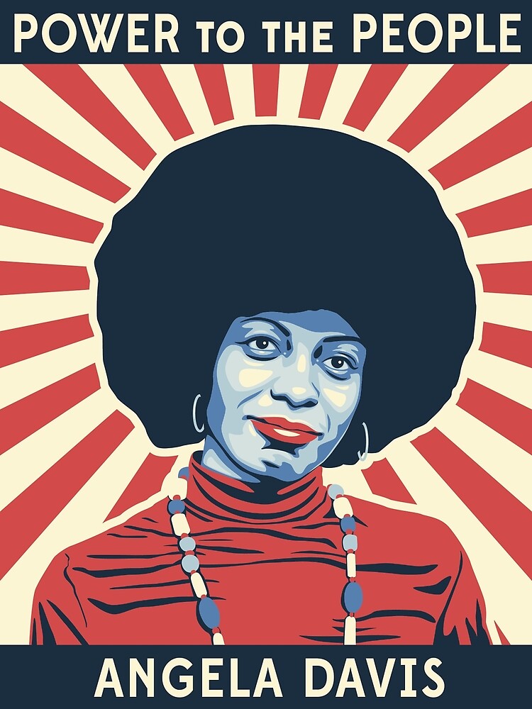 "Angela Davis" Poster for Sale by MariMansfield | Redbubble