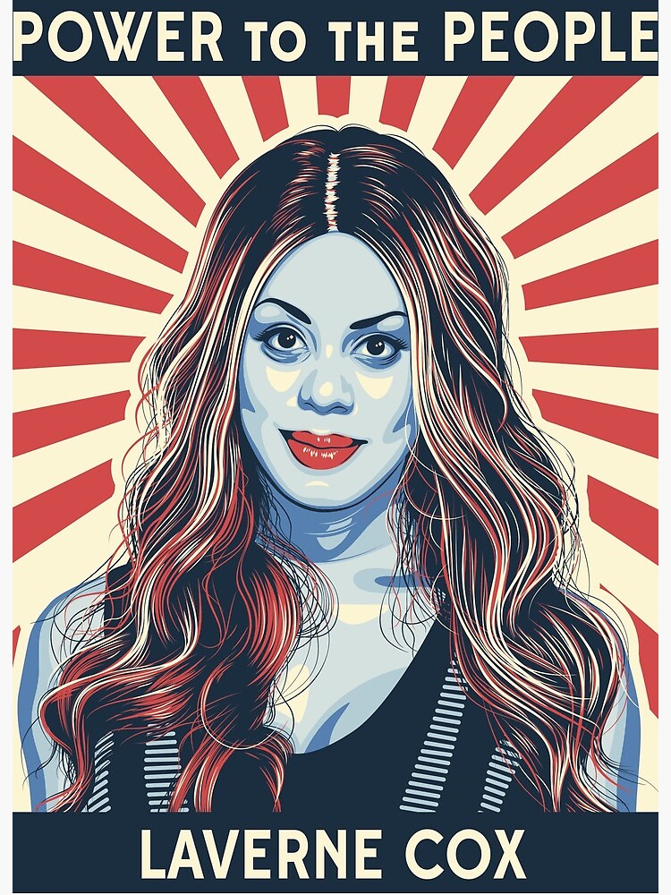 "Power to the People - Laverne Cox" Art Board Print for Sale by ...