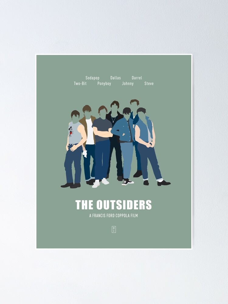 "The Outsiders" Poster for Sale by SITM | Redbubble