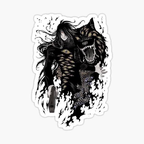 "Hellsing Alucard" Sticker for Sale by FengHua | Redbubble