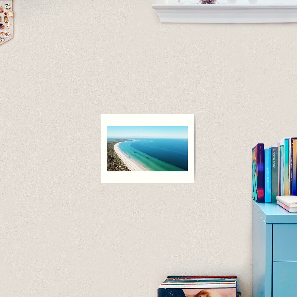"Port Hughes coastline from the air" Art Print for Sale by NakedSunday ...