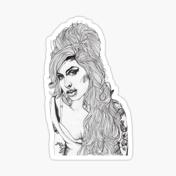 "Amy" Sticker for Sale by Paul Nelson-Esch | Redbubble