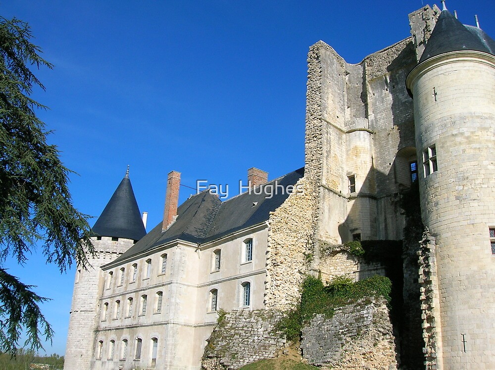 "Chateau de La Rochefoucauld " by Fay Hughes | Redbubble
