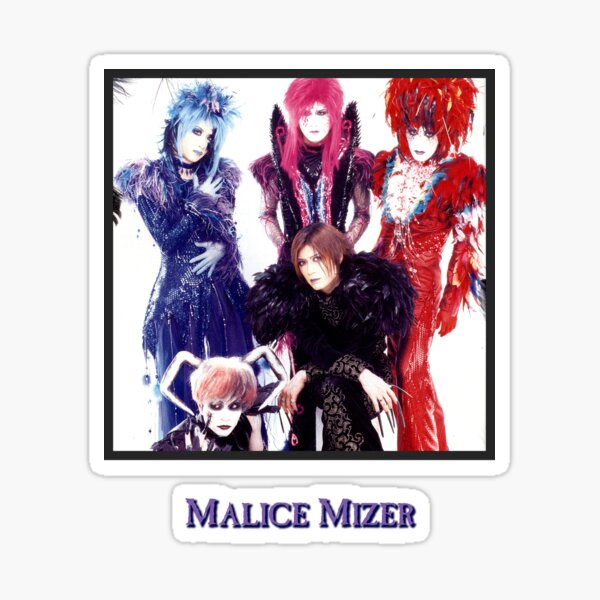 "Malice Mizer - merveilles - Gackt, Mana, Kami" Sticker by ...