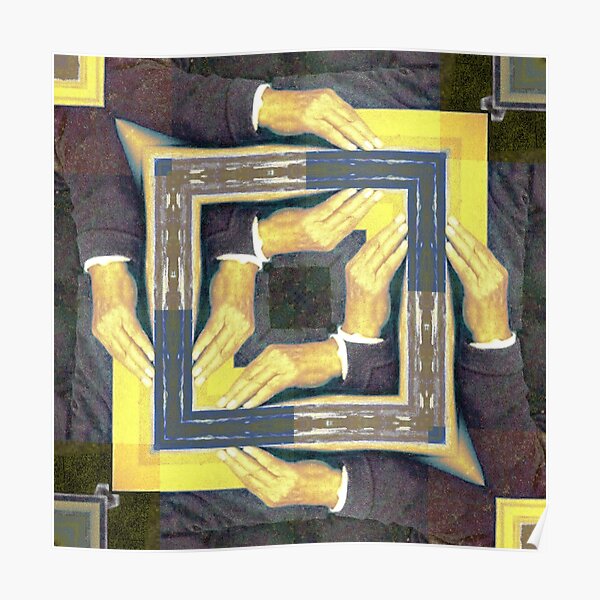 "enframing hands (gestell fingers)" Poster for Sale by ARTofDIRT ...