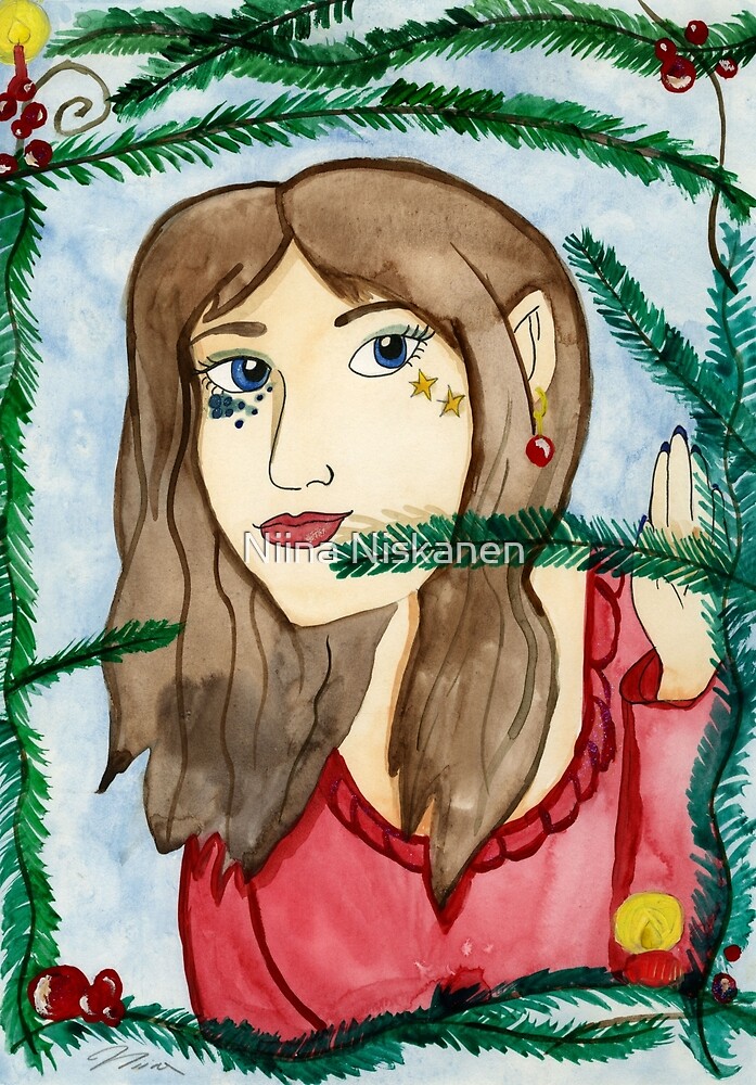 "Yule Elf " by Niina Niskanen | Redbubble