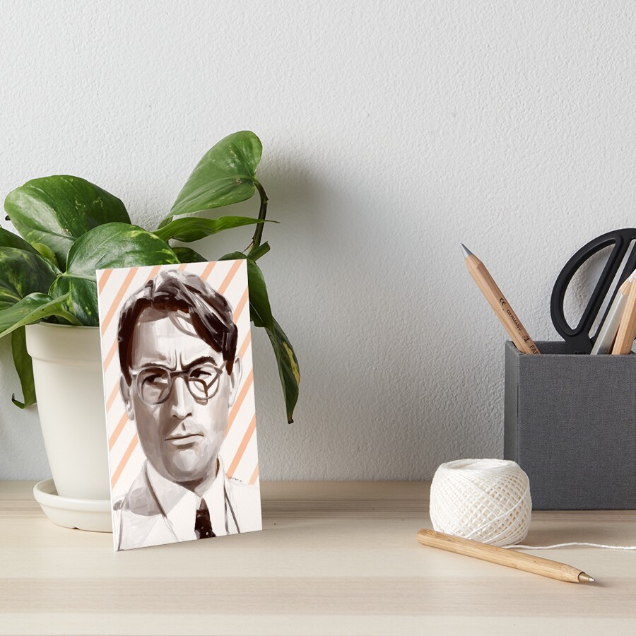 "Atticus (color)" Art Board Print by WaffleTallest | Redbubble
