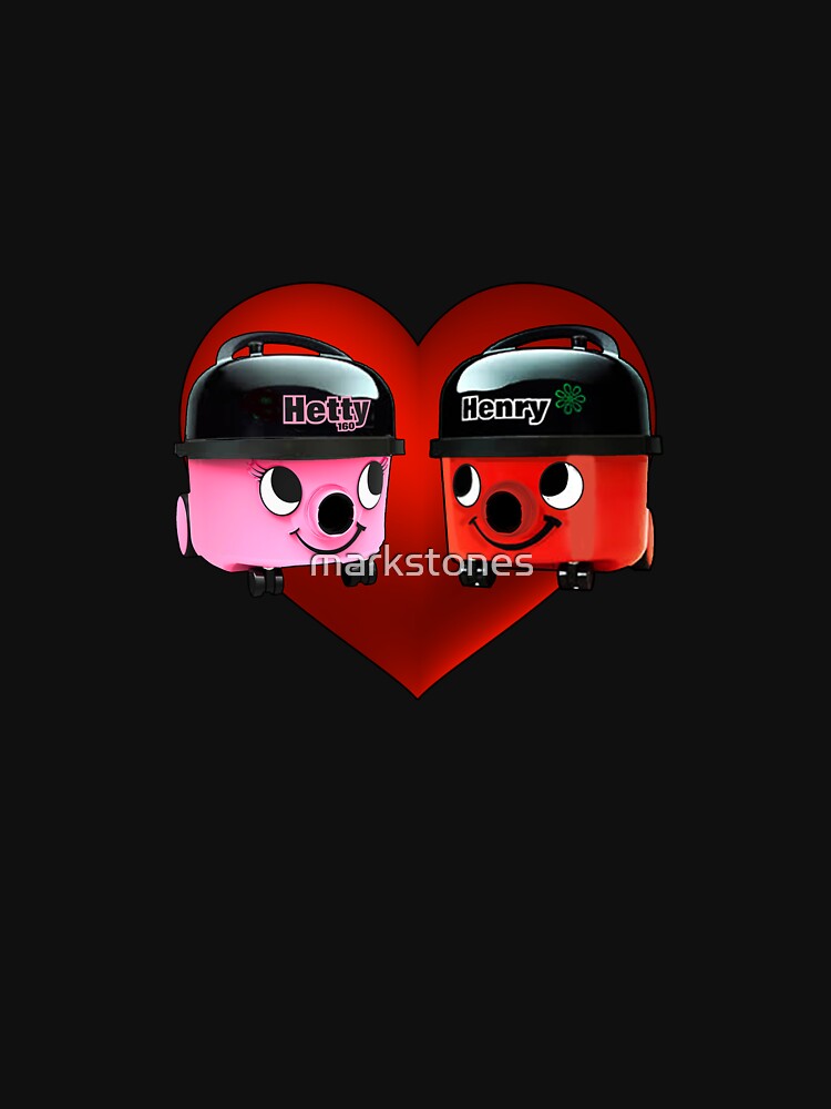 Henry And Hetty Hoover Love Heart T Shirt For Sale By Markstones