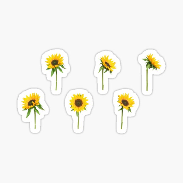Small Sunflower Stickers | Redbubble