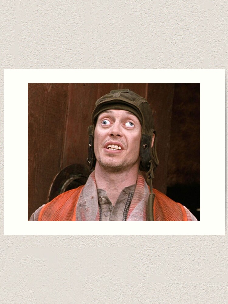 "Steve Buscemi Crazy Eyes T-shirt" Art Print for Sale by aznmik | Redbubble