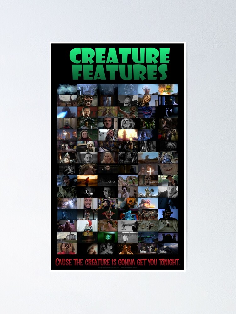 "Creature Features Year 3 Opening Theme Poster" Poster for Sale by ...
