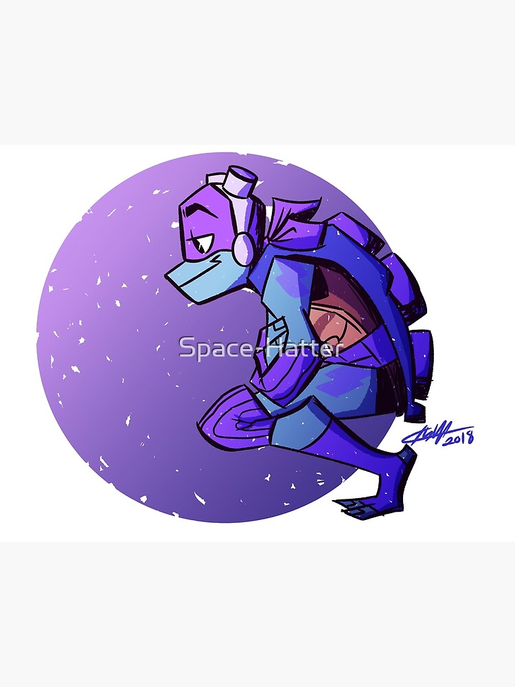 "The Purple One" Poster for Sale by Space-Hatter | Redbubble