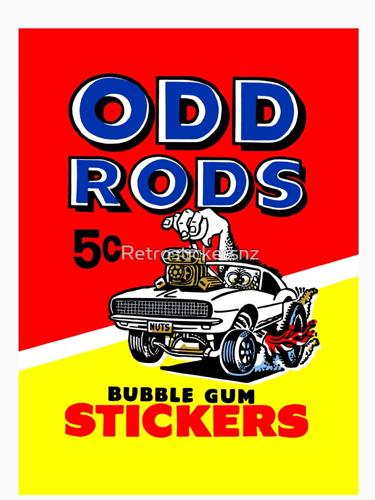 "Odd Rods" T-shirt for Sale by Retrostickersnz | Redbubble | kiwiana t ...