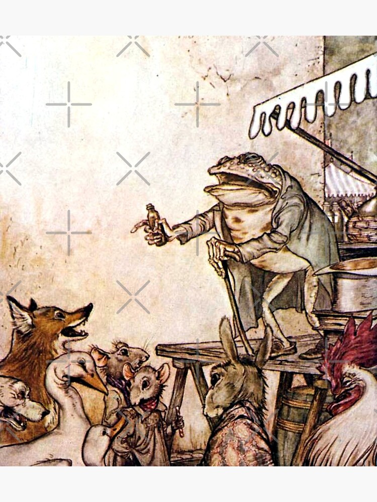 "The Quack Frog - Arthur Rackham" Poster by forgottenbeauty | Redbubble