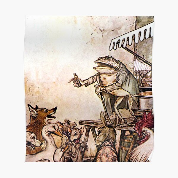 "The Quack Frog - Arthur Rackham" Poster by forgottenbeauty | Redbubble