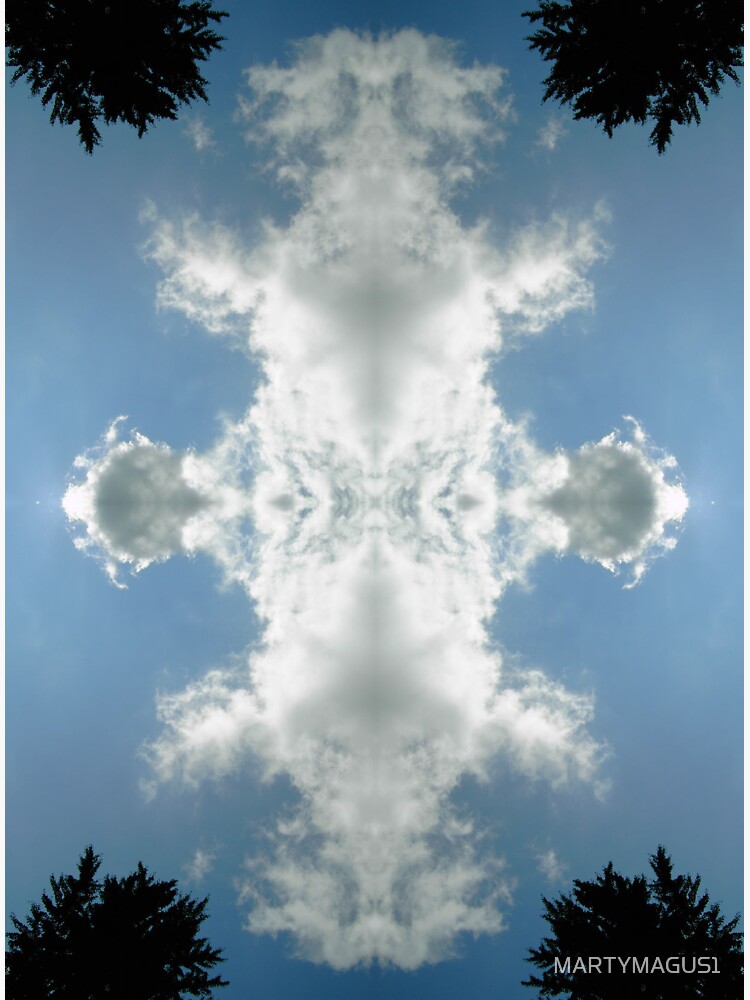 "Man made clouds are weird 55" Sticker for Sale by MARTYMAGUS1 | Redbubble