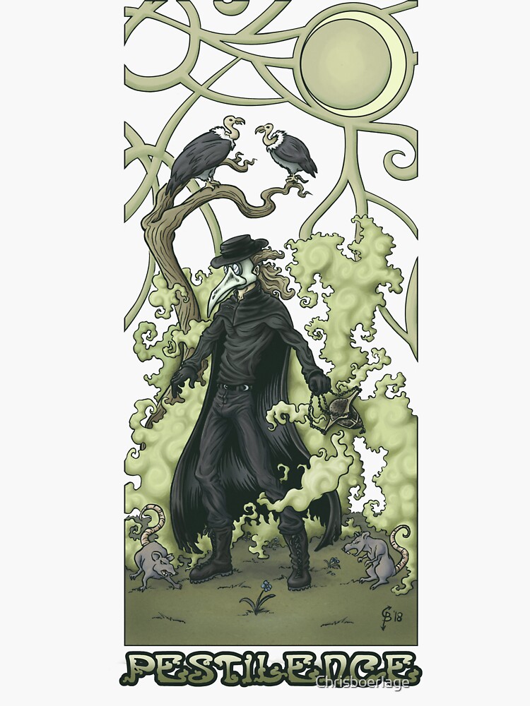 "Pestilence" Sticker for Sale by Chrisboerlage | Redbubble
