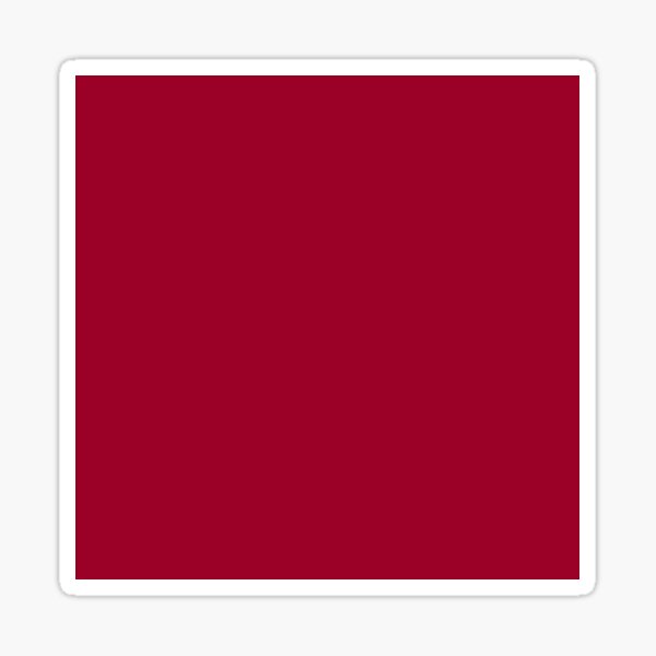 "Jester Red Solid Color" Sticker for Sale by artboy213 | Redbubble