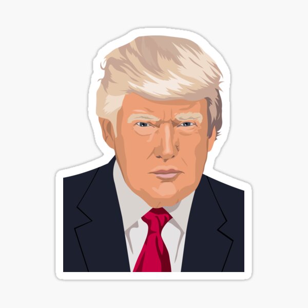 "Donald Trump - MAGA" Sticker for Sale by KrossKiwi | Redbubble