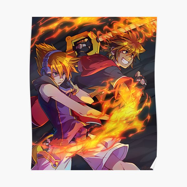 "neku + sora" Poster for Sale by Zilleniose | Redbubble