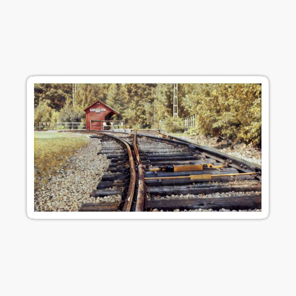 "Country Train Station" Sticker for Sale by NearScapes | Redbubble