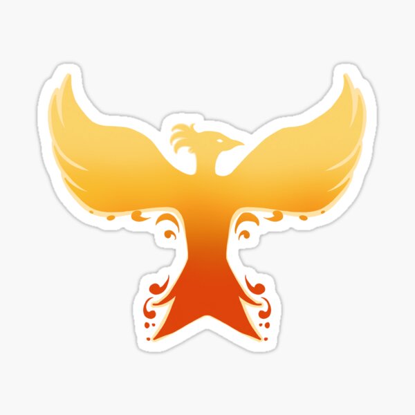 "Phoenix " Sticker by -iDraw- | Redbubble