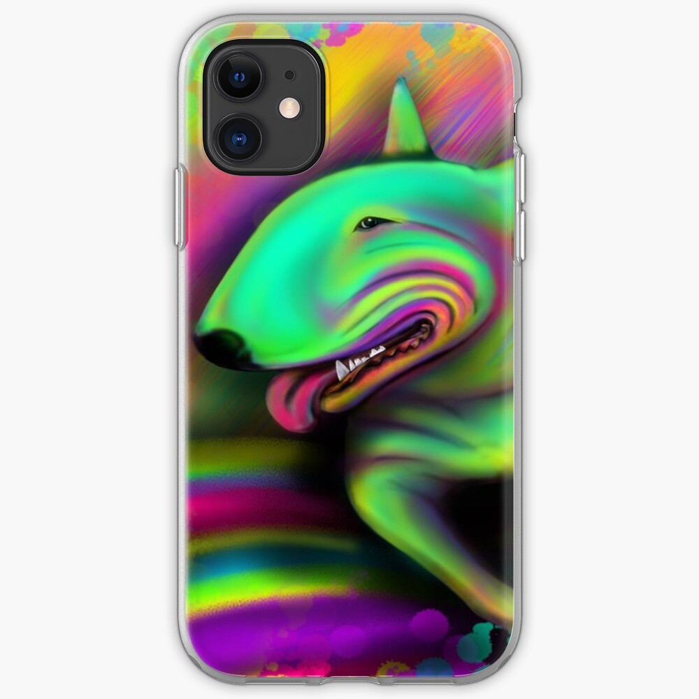 English Bull Terrier Colour Splash Iphone Case And Cover By