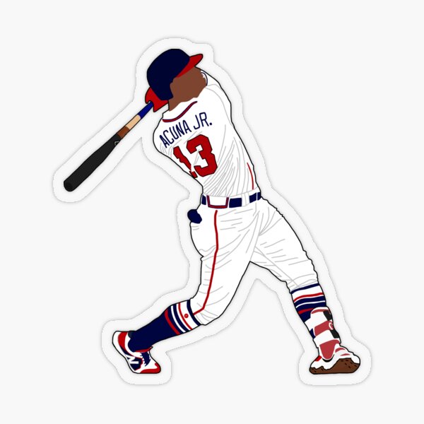 "Ronald Acuna Jr" Sticker by ryanclark12 | Redbubble