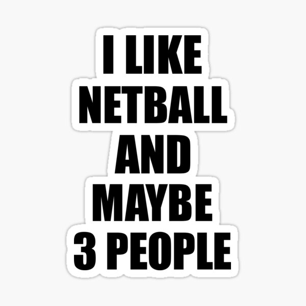Netball Lover Stickers | Redbubble