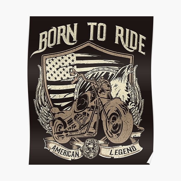 Harley Davidson Posters | Redbubble