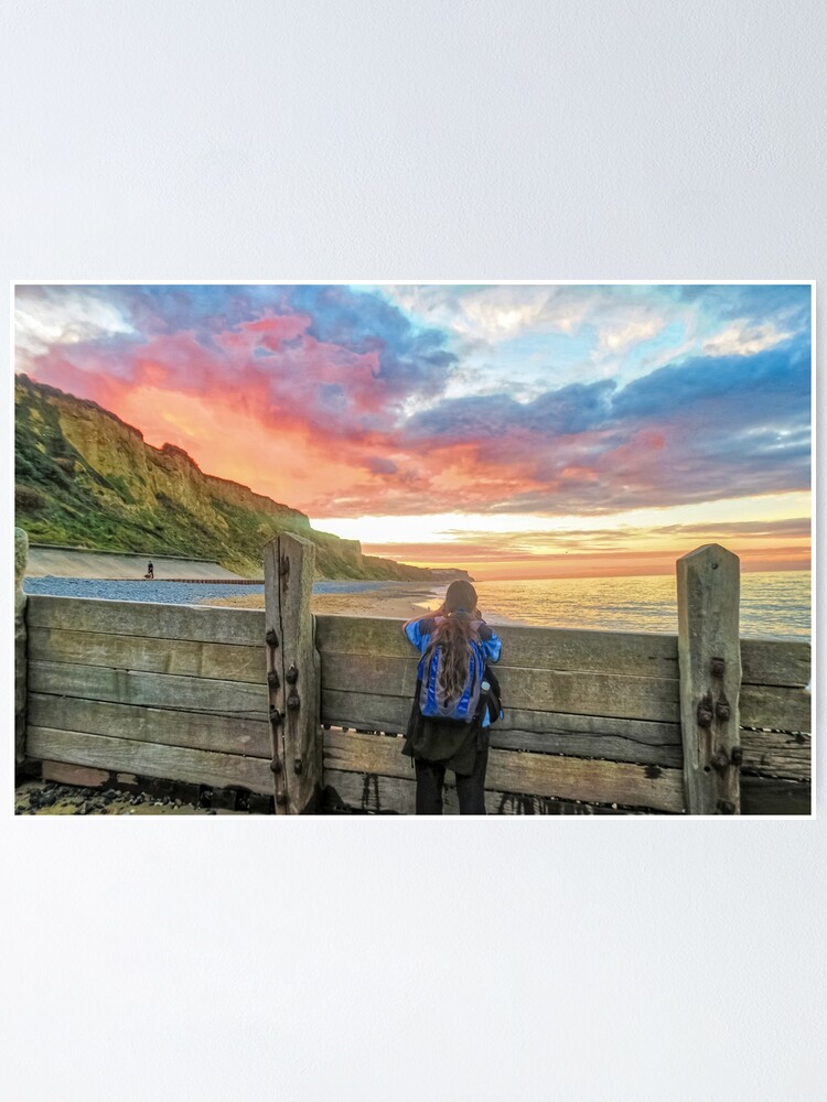 "Photographing The Susnet" Poster for Sale by VJNewman | Redbubble