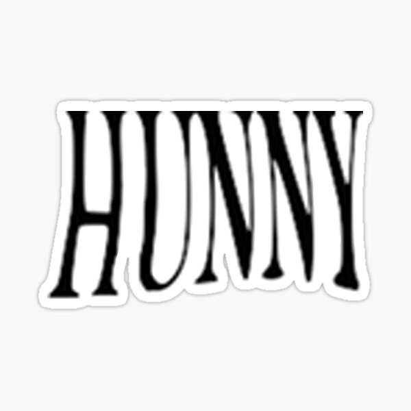 "hunny" Sticker by hlncxiiiv | Redbubble