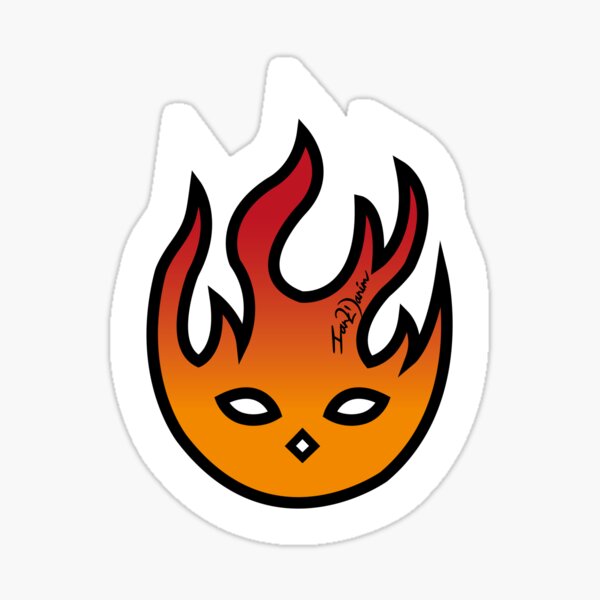 "Chibi Spirits Fire 1.2" Sticker for Sale by Ian2Danim | Redbubble