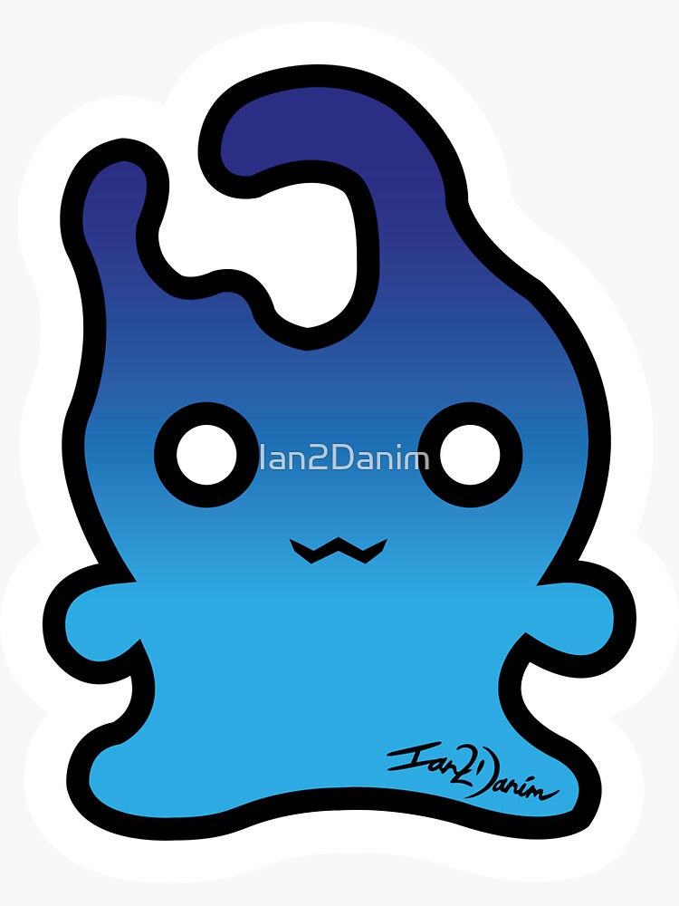 "Chibi Spirits Water 1.2" Sticker by Ian2Danim | Redbubble