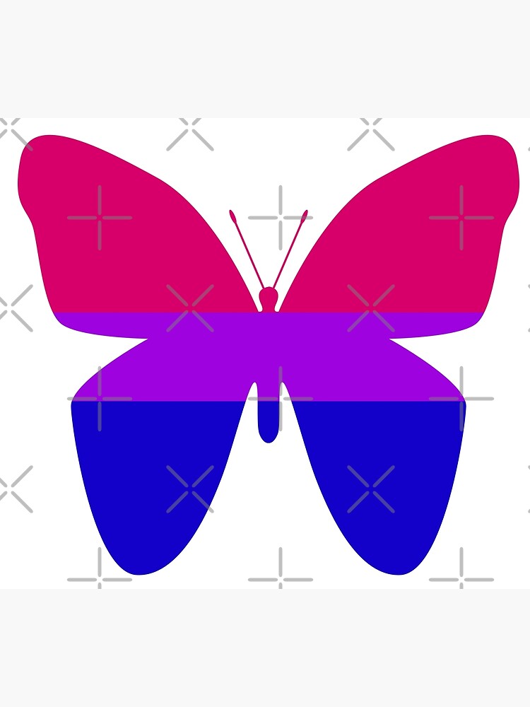 "Bisexual Pride Butterfly" Poster for Sale by elishamarie28 | Redbubble