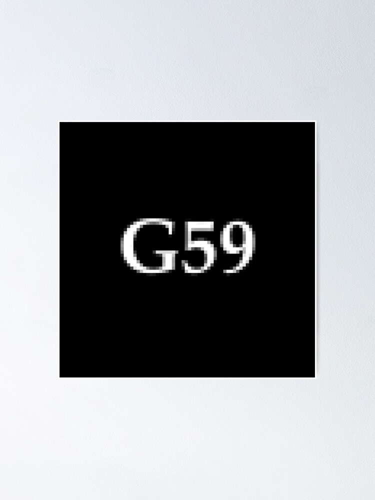 "G59 pixel logo. MERCH FTP" Poster for Sale by AestheticHoes | Redbubble