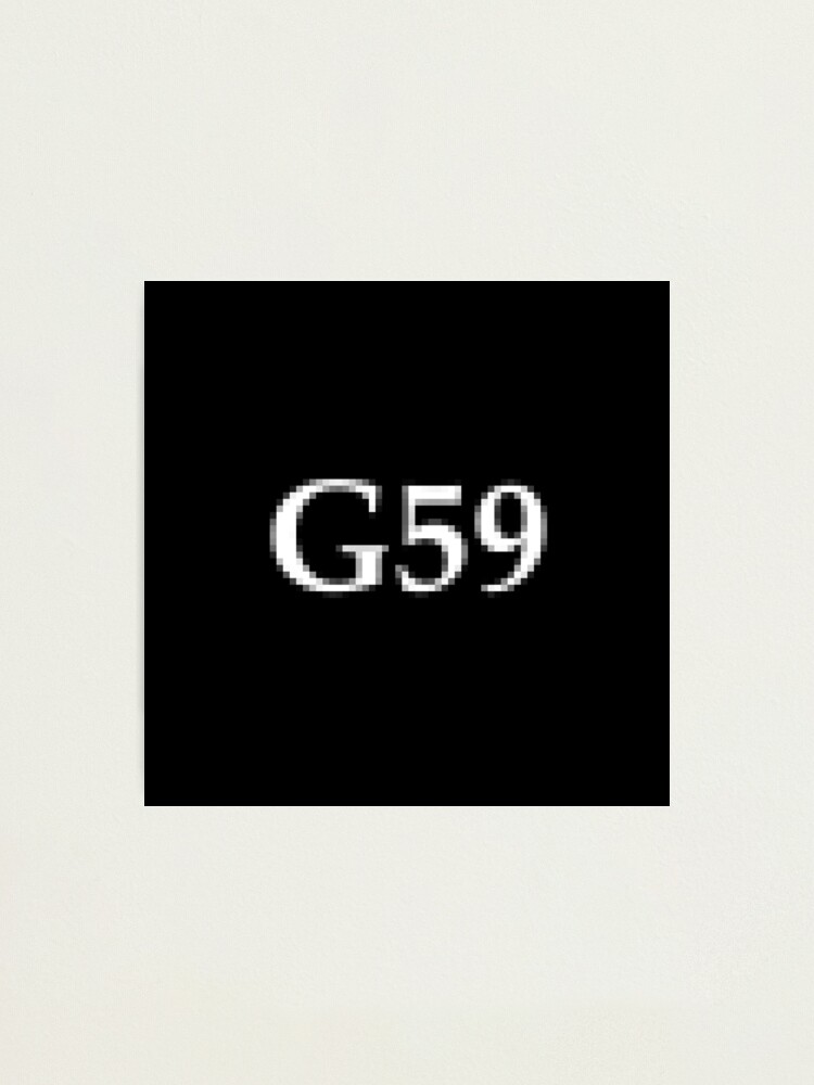 "G59 pixel logo. MERCH FTP" Photographic Print by AestheticHoes | Redbubble
