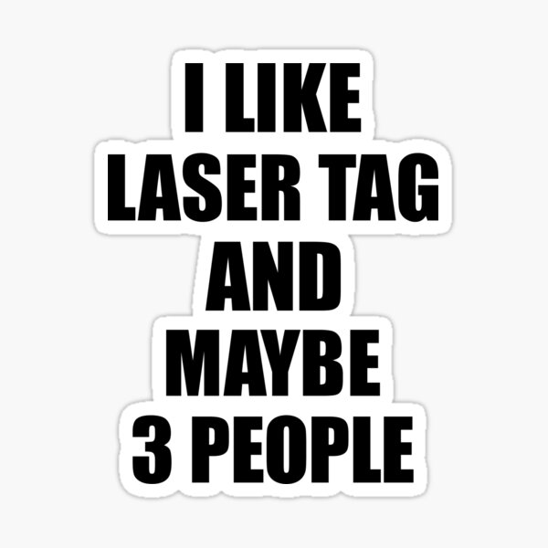 Laser Tag Stickers | Redbubble