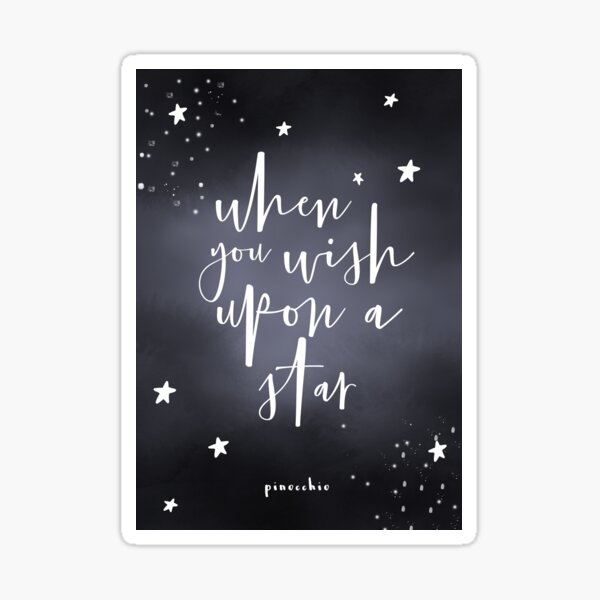 "Starry, Watercolour, Wish Upon A Star" Sticker for Sale by CBPrints ...