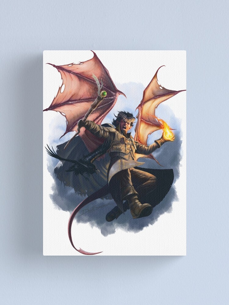 "Demon Wizard" Canvas Print by DeanSpencerArt | Redbubble