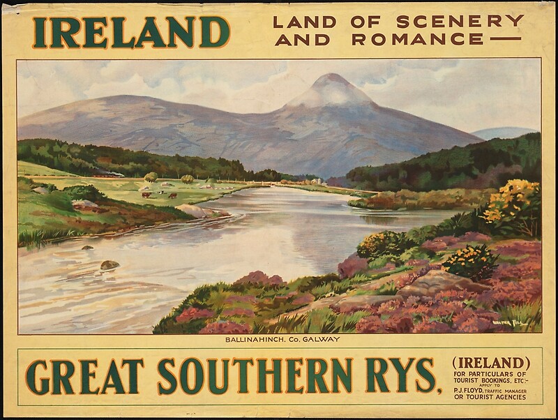 "Vintage Ireland Travel Advertisement Art Posters" by jnniepce | Redbubble