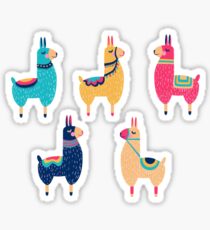 Llama Stickers | Redbubble