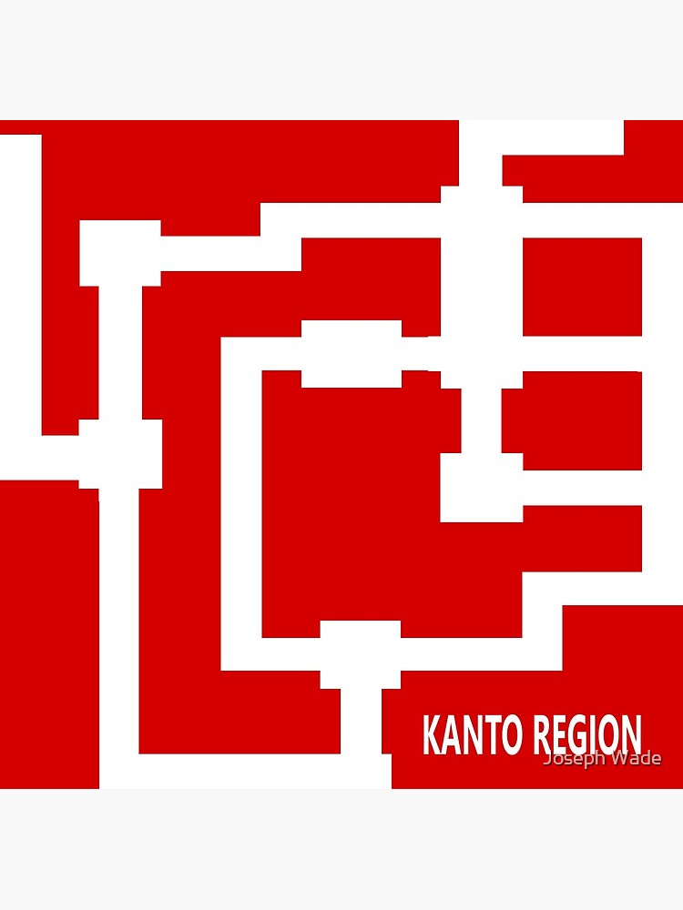 Impression photo « Carte de la région de Kanto », par warstaws | Redbubble