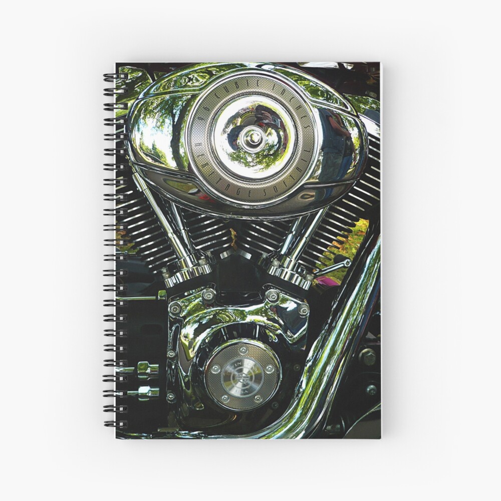 "Harley Davidson" Spiral Notebook for Sale by BrettNDodds | Redbubble