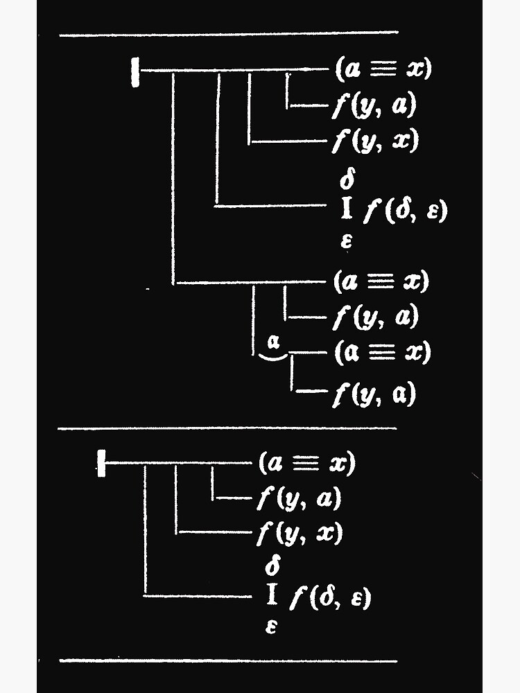 "Gottlob Frege: Begriffsschrift #20" Art Print for Sale by ...